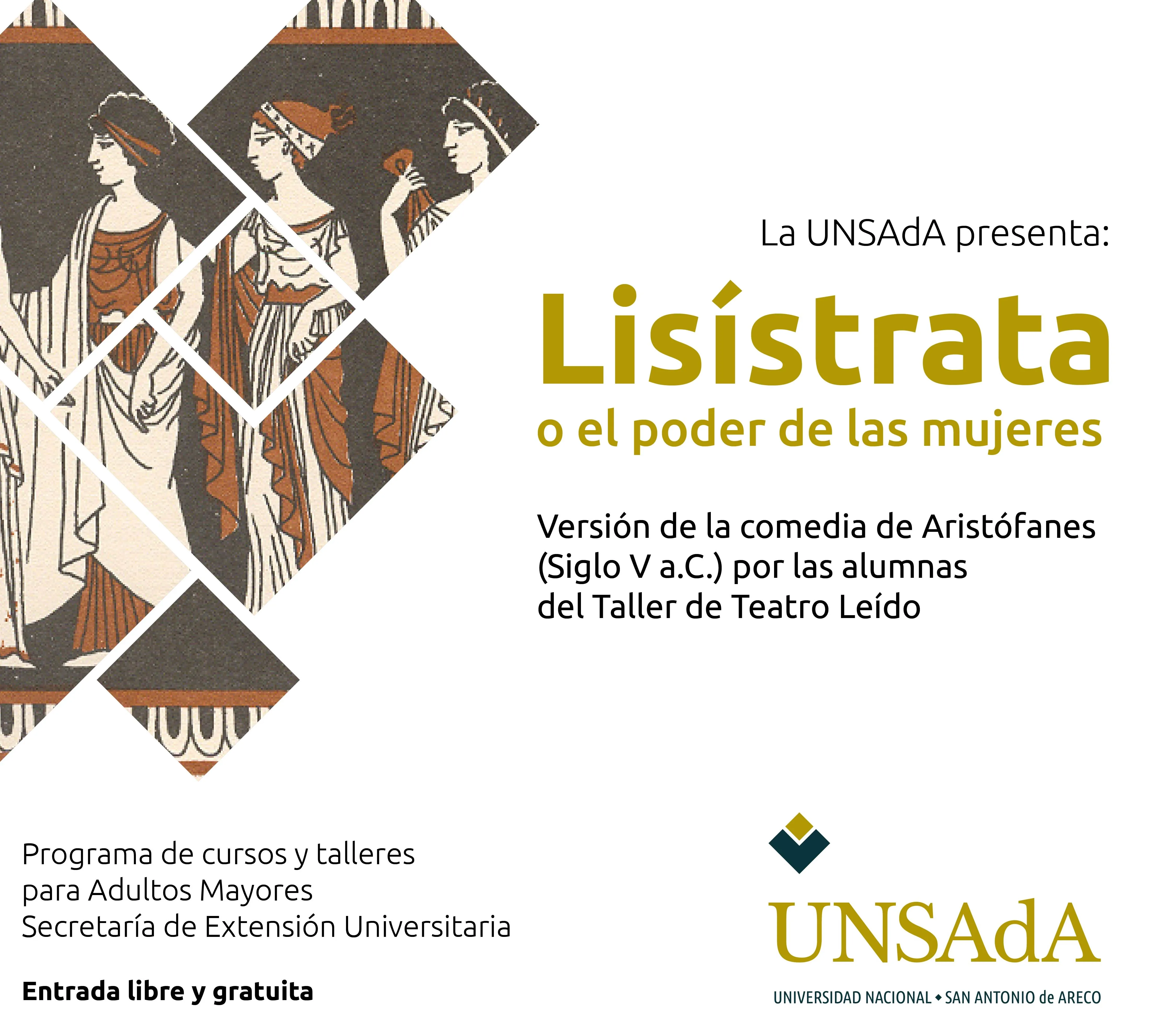 La UNSAdA presenta Lisístrata