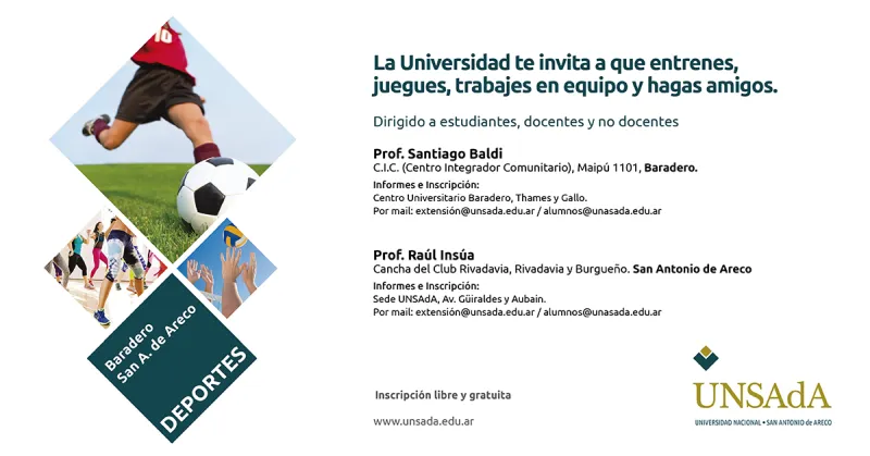 Deportes en la UNSAdA